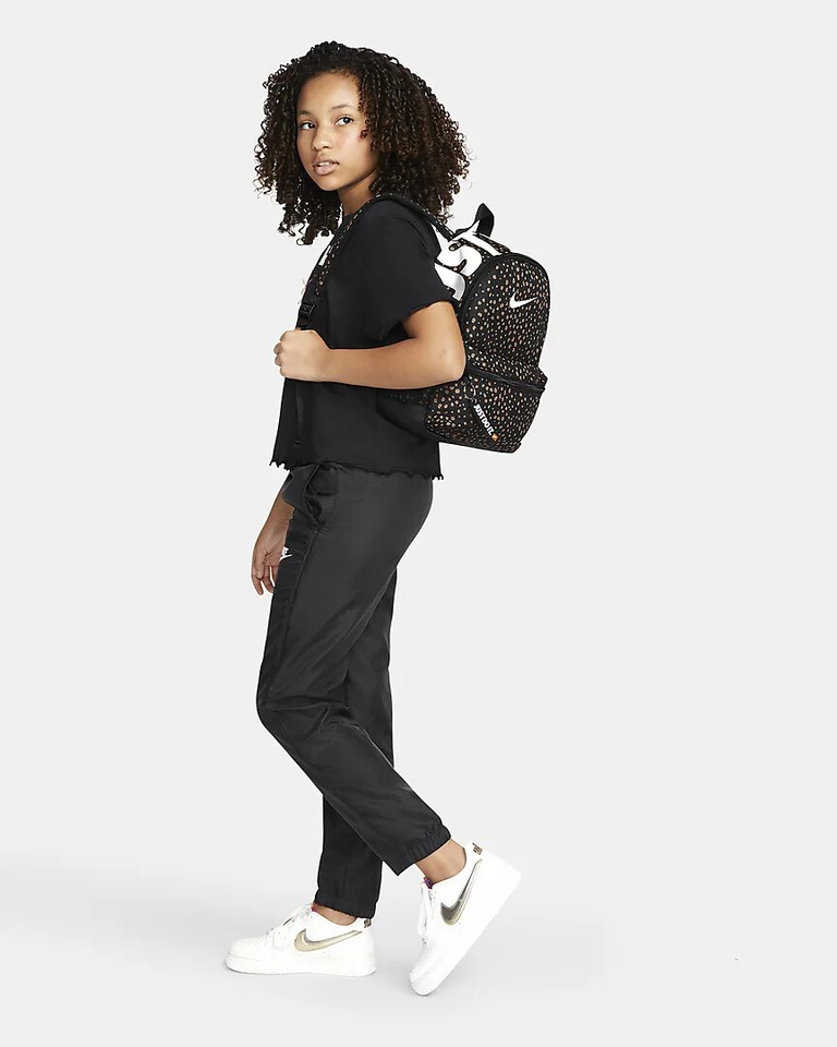 JORDAN NIKE MINI UNISEX Travel BLACK WHITE BACKPACK Bag 10"H x 6.5"W x ...