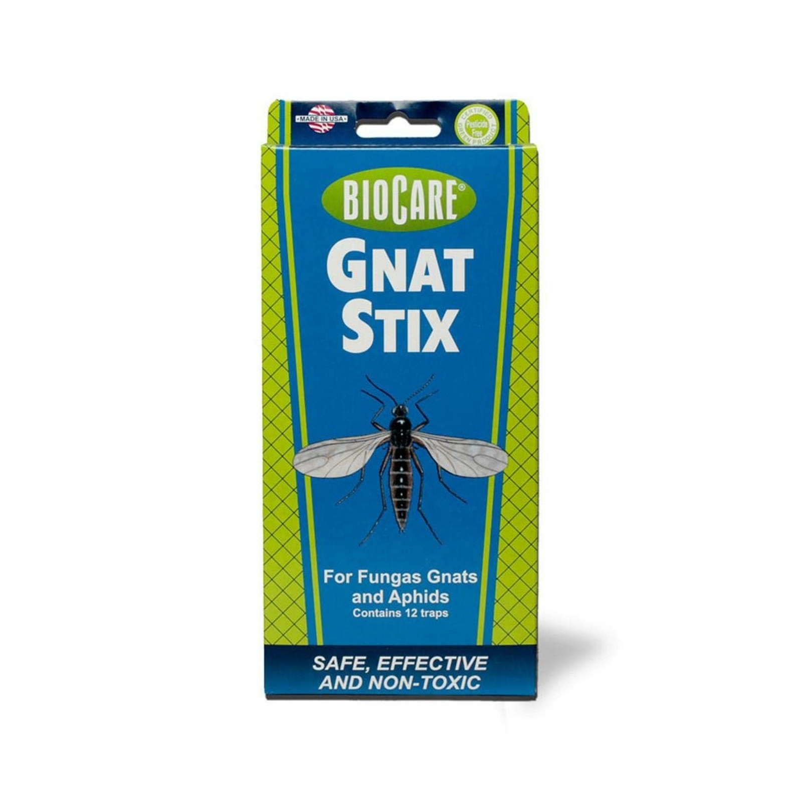 BioCare Gnat Stix Indoor Traps Fungus Gnats Aphids Nontoxic Effective ...