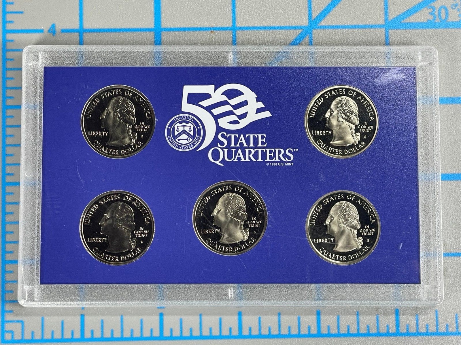 United States Mint 50 State Quarters Proof Set 2001 Coin New York ...