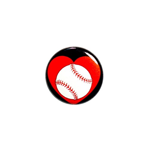 Vintage 80s 90s Style Pin Button Love Baseball Cool Button Pin Softball ...