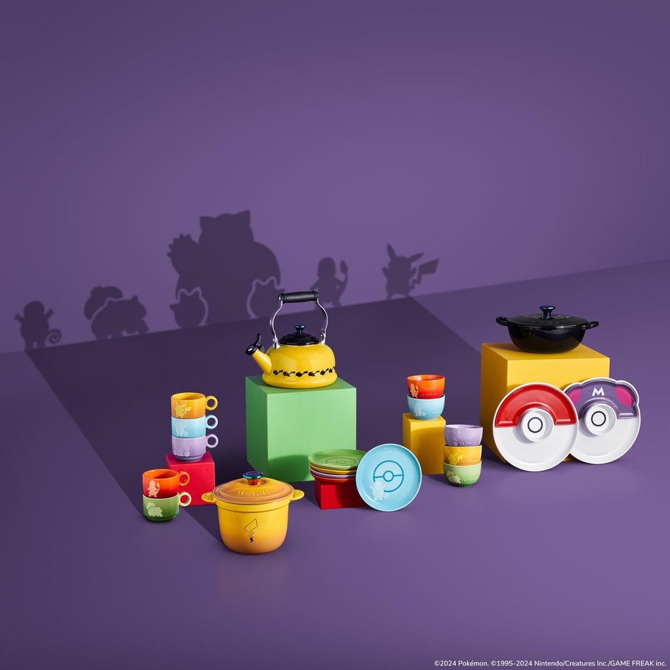 Pokemon Le Creuset collaboration Master Ball Tableware Set Japan ...