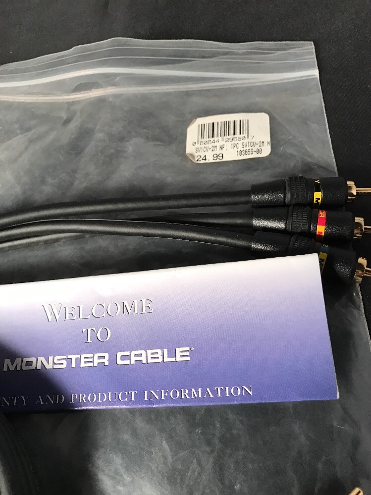 Monster Cable Monster Standard Component Video 1 SV1CV-2M 2 meter ...