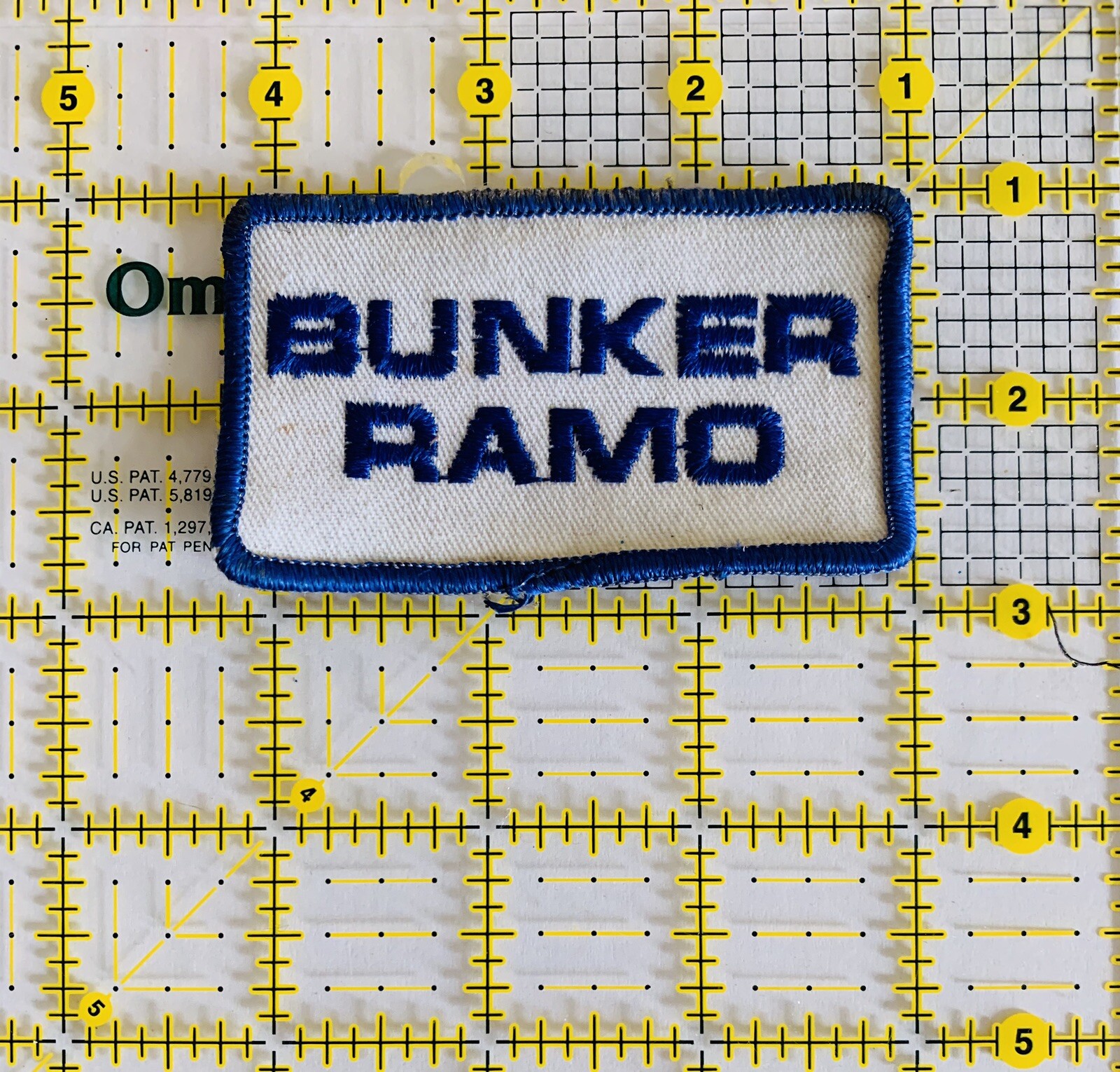 Vintage Bunker Ramo Iron On Patch Honeywell Trumbull CT Technology ...