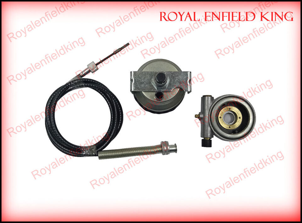 Replica Smiths Speedometer White 120 MPH + 54" Cable + Alloy Hub Drive ...