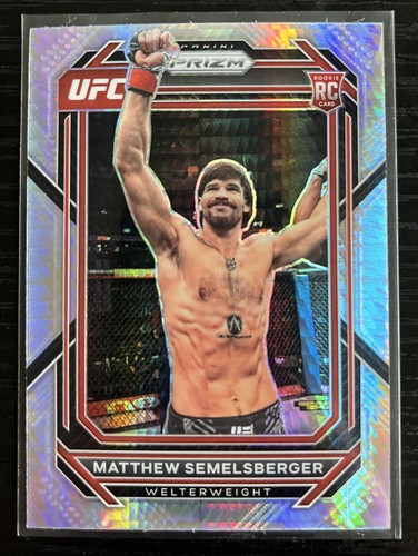 2023 UFC Prizm Matthew Semelsberger Rookie Card Hyper Welterweight | eBay