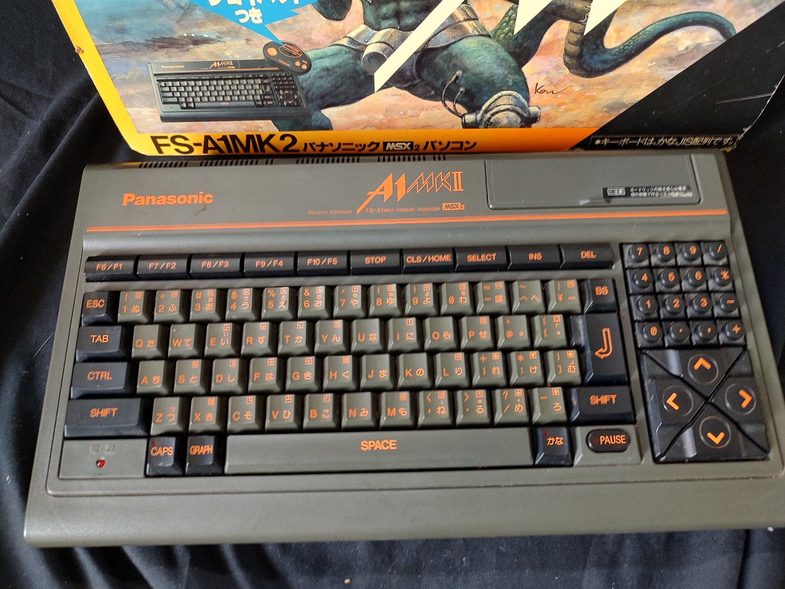 No AC adapter, Panasonic MSX2 FS-A1 MK2 Personal Computer Working w/Box ...