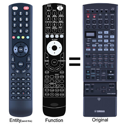 New RAV226 V940800 Replacement Remote Control For Yamaha DSP-AZ2 RX ...