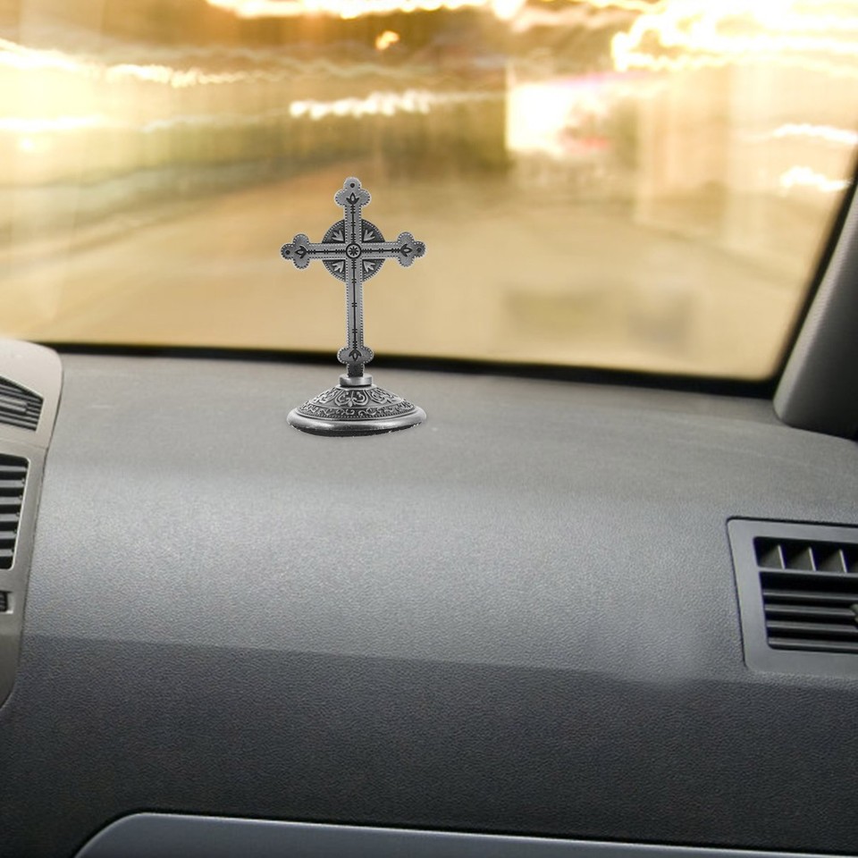 Cross Statue Crucifix Statue Tabletop Crucifix Home Decor Tabletop ...