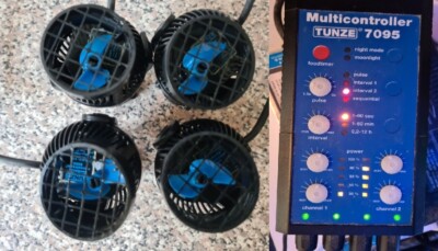 4 x Tunze 6095 wave maker Circulation pumps & Tunze 7095 Multi-controller & more | eBay UK