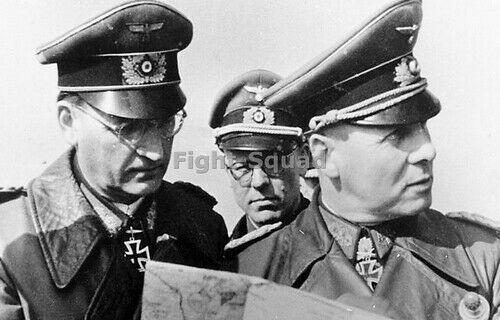 WW2 Picture Photo France 1944 German Field Marshal Erwin Rommel and ...