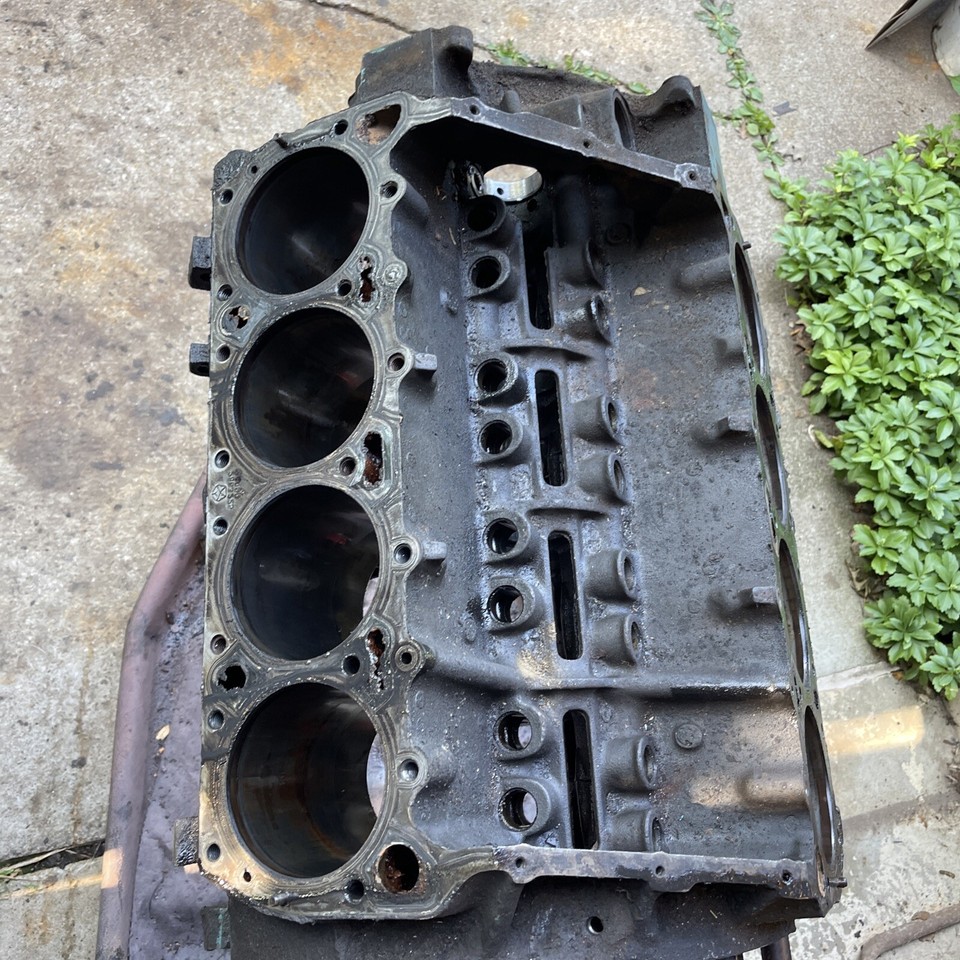 1970 F383 Big BLK Mopar Bare Engine Block 383 STD Bore Chrysler Dodge ...