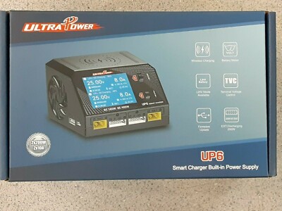 Ultra Power UP6 160W/400W Dual Port Multi Chemistry AC/DC Charger ...