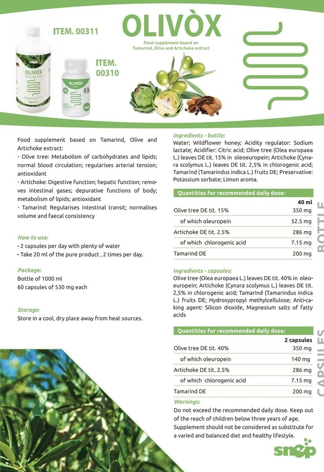 SNEP OLIVOX 60 capsules + BURNER 60 capsules Fat Burners Food ...