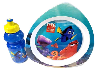 DISNEY FINDING DORY NEMO KIDS MEALTIME PLATE & DRINK BOTTLE | eBay ...