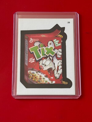 2004 Topps Wacky Packages Series 1 TIX Trix Cereal Box Rabbit STICKER ...