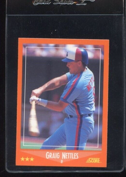 1988 SCORE GLOSSY ROOKIE TRADED #25T GRAIG NETTLES MONTREAL EXPOS | eBay