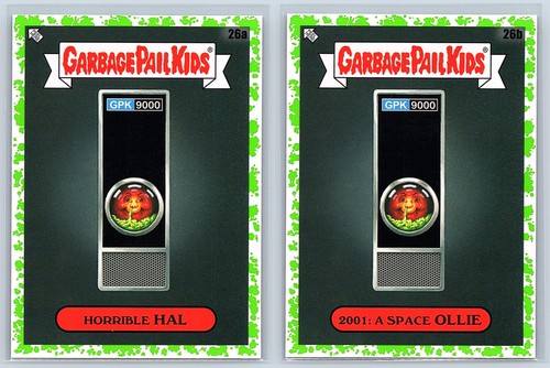2001: A Space Odyssey Kubrick HAL 9000 Garbage Pail Kids Spoof GREEN 2 ...
