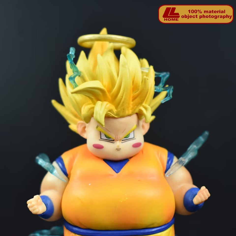 Anime Dragon Ball Z Super Saiyan 2 Son Goku Fat Cute Q Ver. Figure ...