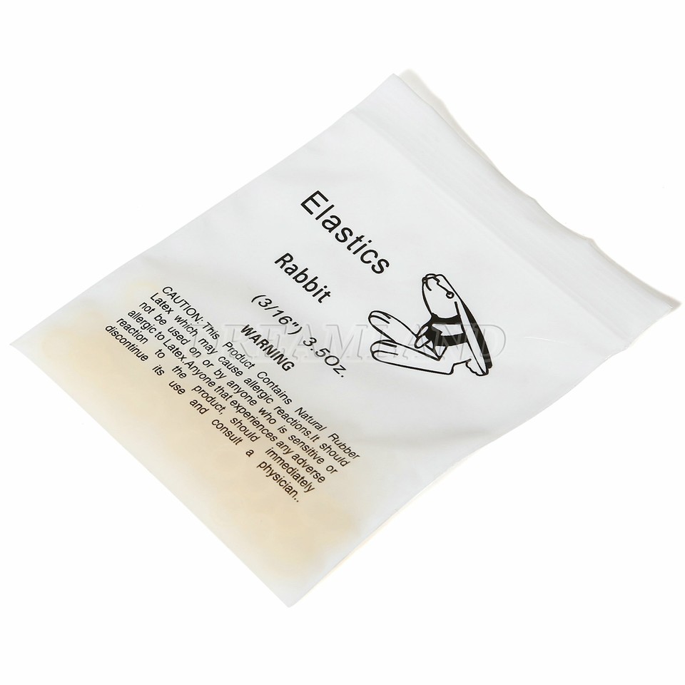 Dental Orthodontic Rubber Bands Elastics Latex Braces Force 3.5 oz 3/16 ...