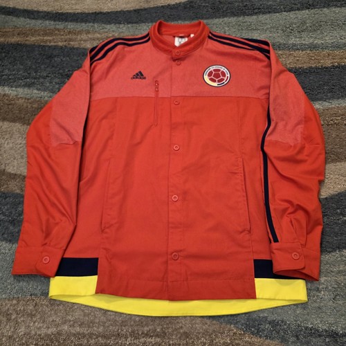 ADIDAS Colombia National Team 2015 RED Anthem Jacket Men's M | eBay
