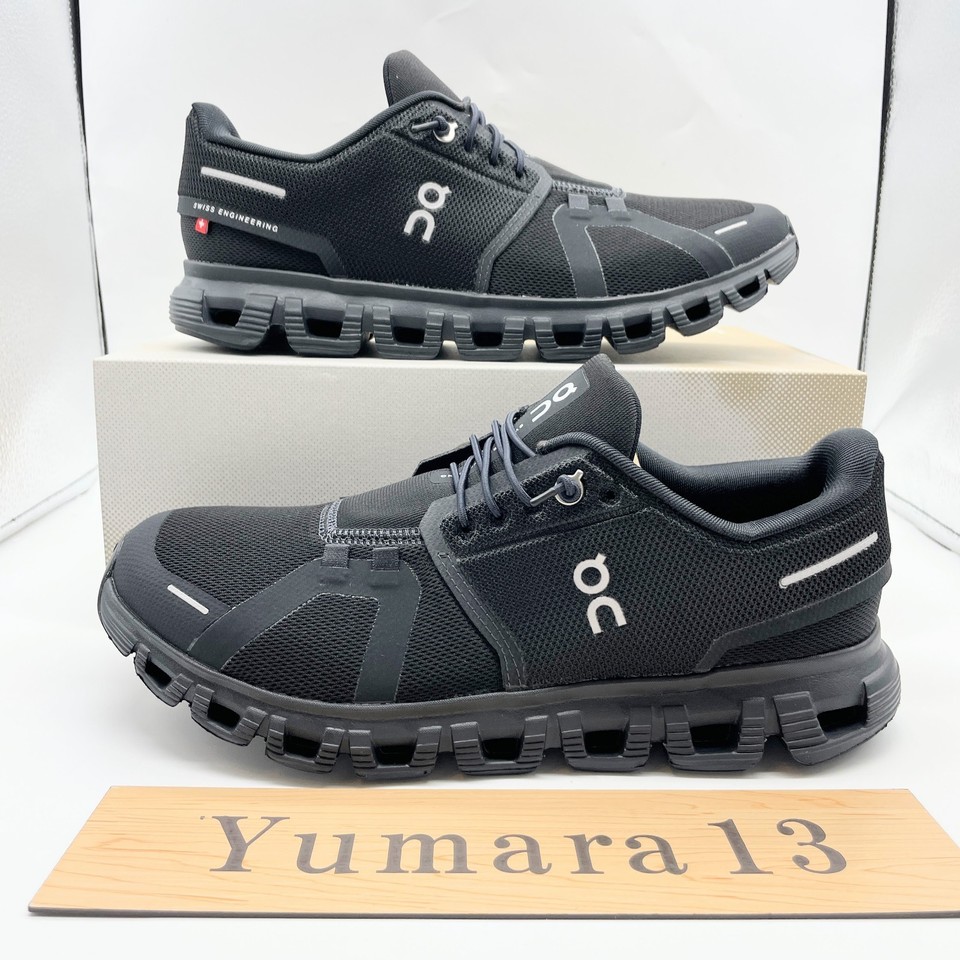 On Cloud 6 Running Shoes Black Black 3MF10071043 Men's Size | eBay
