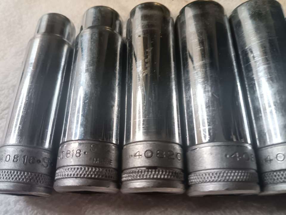 SK WAYNE SK TOOLS 1/2" DR 8 pc Deep Socket Set USA MADE | eBay