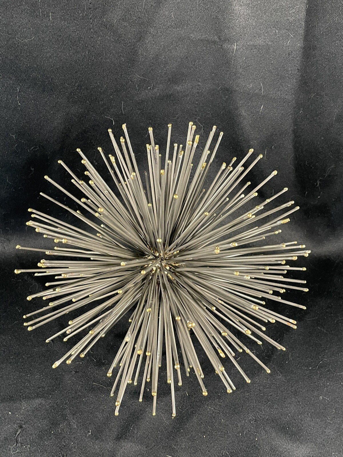 Vintage Atomic Star/Sea Urchin Welded Metal Mid Century Modern Tabletop ...