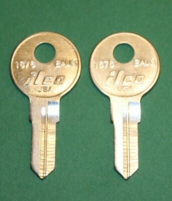 BAU3 2-NEW Keys Blanks Made in USA by ILCO BAU3 / 1676 keys | eBay