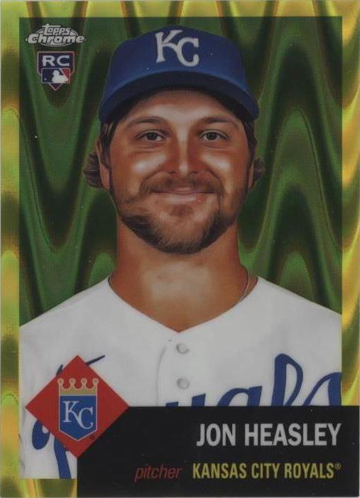 2022 Topps Chrome Platinum Anniversary - Jon Heasley #266 Yellow ...