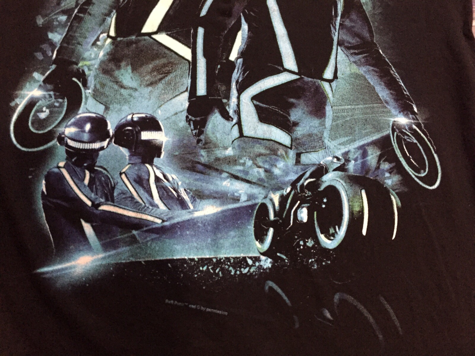 VINTAGE Official DISNEY Merchandise TRON LEGACY DAFT PUNK T-Shirt | eBay