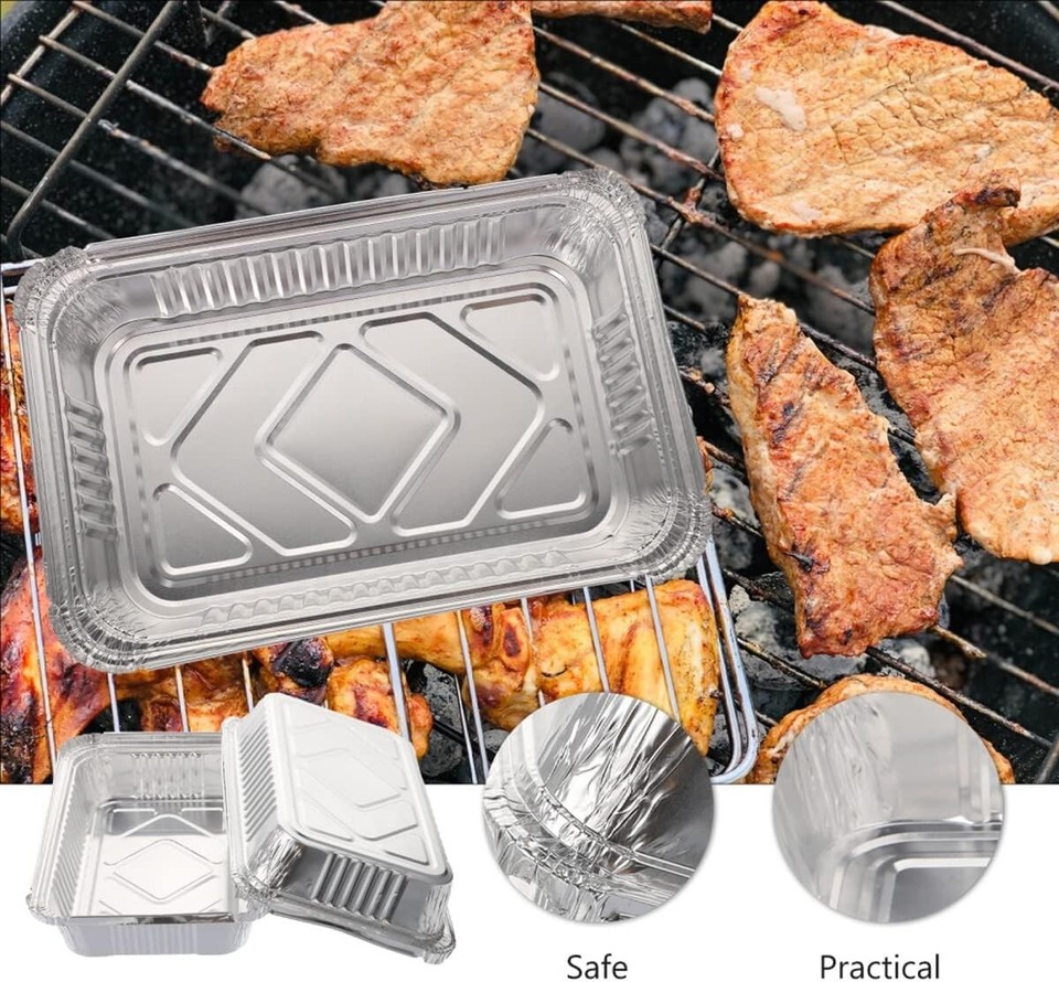 20 Pack Small Drip Pans Weber Aluminum X Pan Grill Of Genesis Spirit Q ...