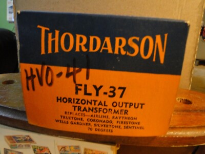 THORDARSON FLY-37 HORIZONTAL OUTPUT TRANSFORMER NIB/NOS | eBay