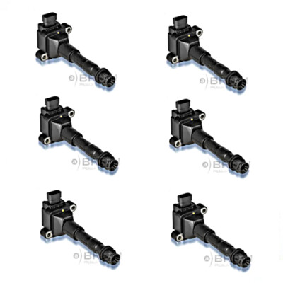 6 X Ignition Coil BREMI For PORSCHE Boxster Spyder Cayman 986 987 ...