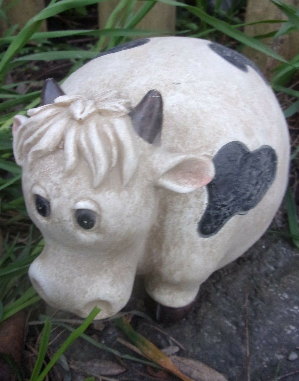 Latex cow mold with plastic backup plaster concrete mould 6"L x 5"W x 4 ...