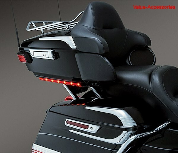 Black Tri-Line Saddlebag Accent Decals FOR HARLEY 2014-2021 Road Glide ...