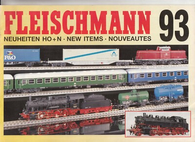 FLEISCHMANN Model Railroad/Building Kit Brochure 1993 20 PAGES LIKE NEW ...