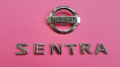 07 08 09 10 11 12 NISSAN SENTRA REAR LID EMBLEM LOGO BADGE SIGN SYMBOL ...