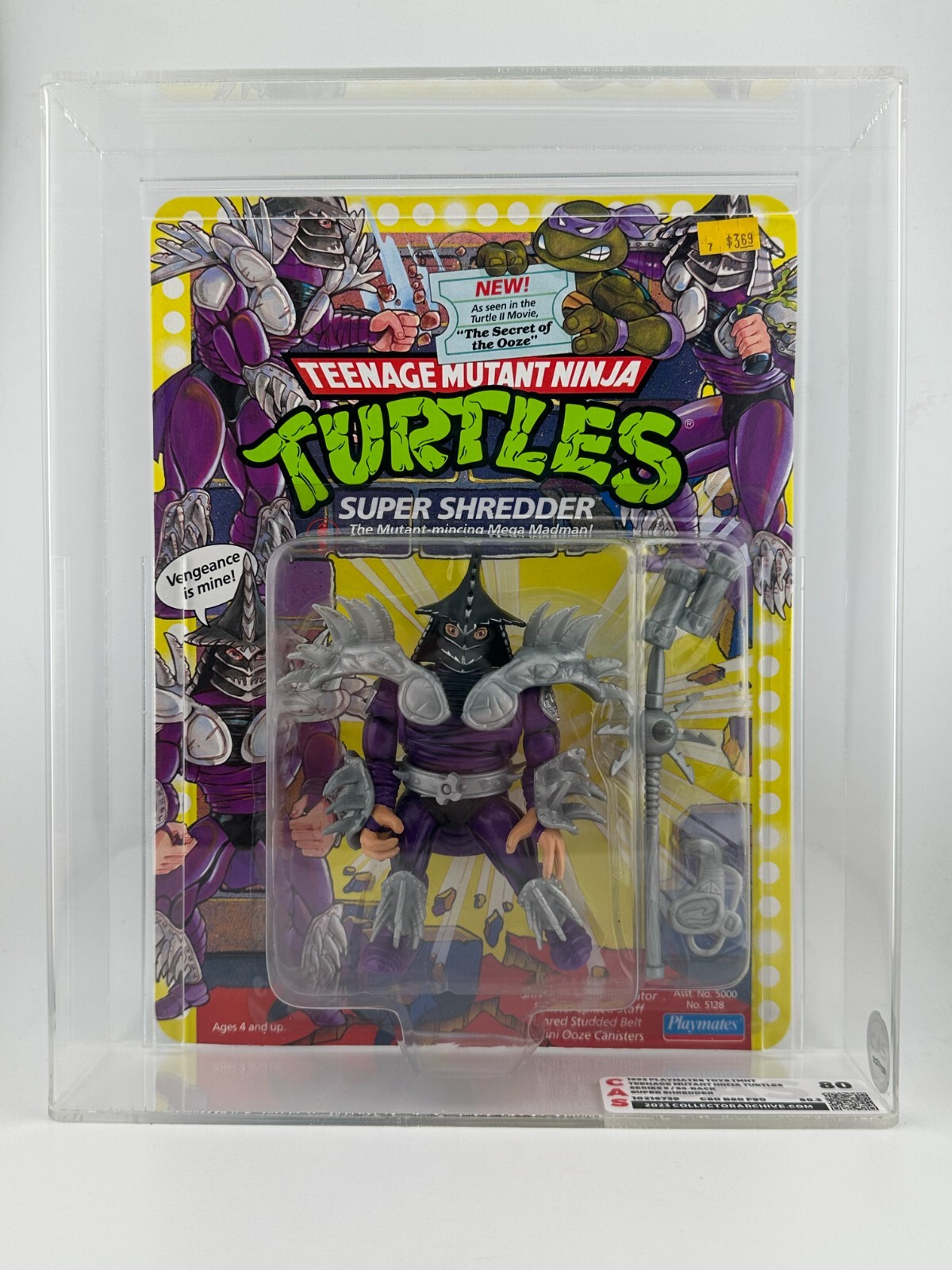 1992 Playmat TMNT Super Shredder Unpunched MOC AFA CAS 80 | eBay