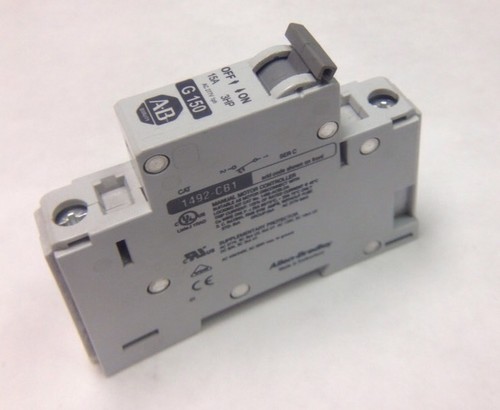 Used Allen - Bradley 1492-CB1 Ser C G150 15A Circuit Breaker AB | eBay
