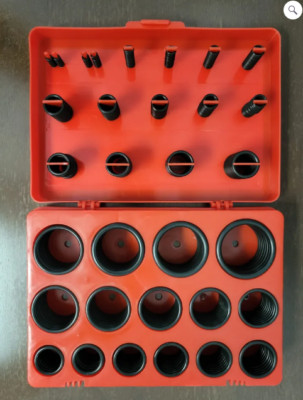 382 PCS Universal O Ring Assortment Set Metric Oil Proof Kit 32 Size O ...