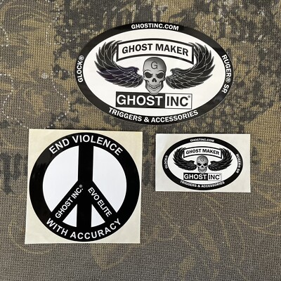 Glock Authentic Sticker Decal Ghost Inc Triggers & Accessories Ghost ...