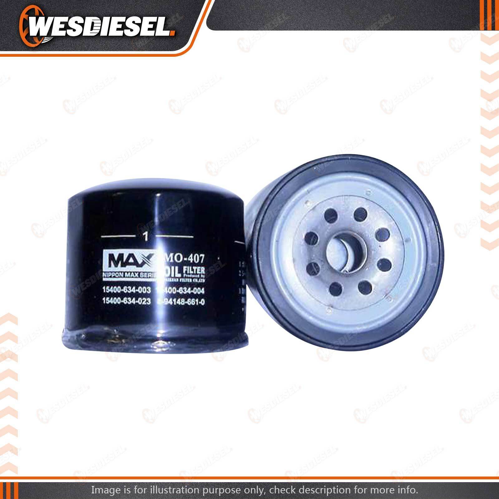Wesfil Oil Filter fits Mazda Bongo F1000 1.0L 4Cyl 8V SOHV Petrol 67-78 ...