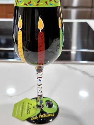 New Lolita The Wine Collection Wine Glass 50 and Fabulous Birthday Girl ...