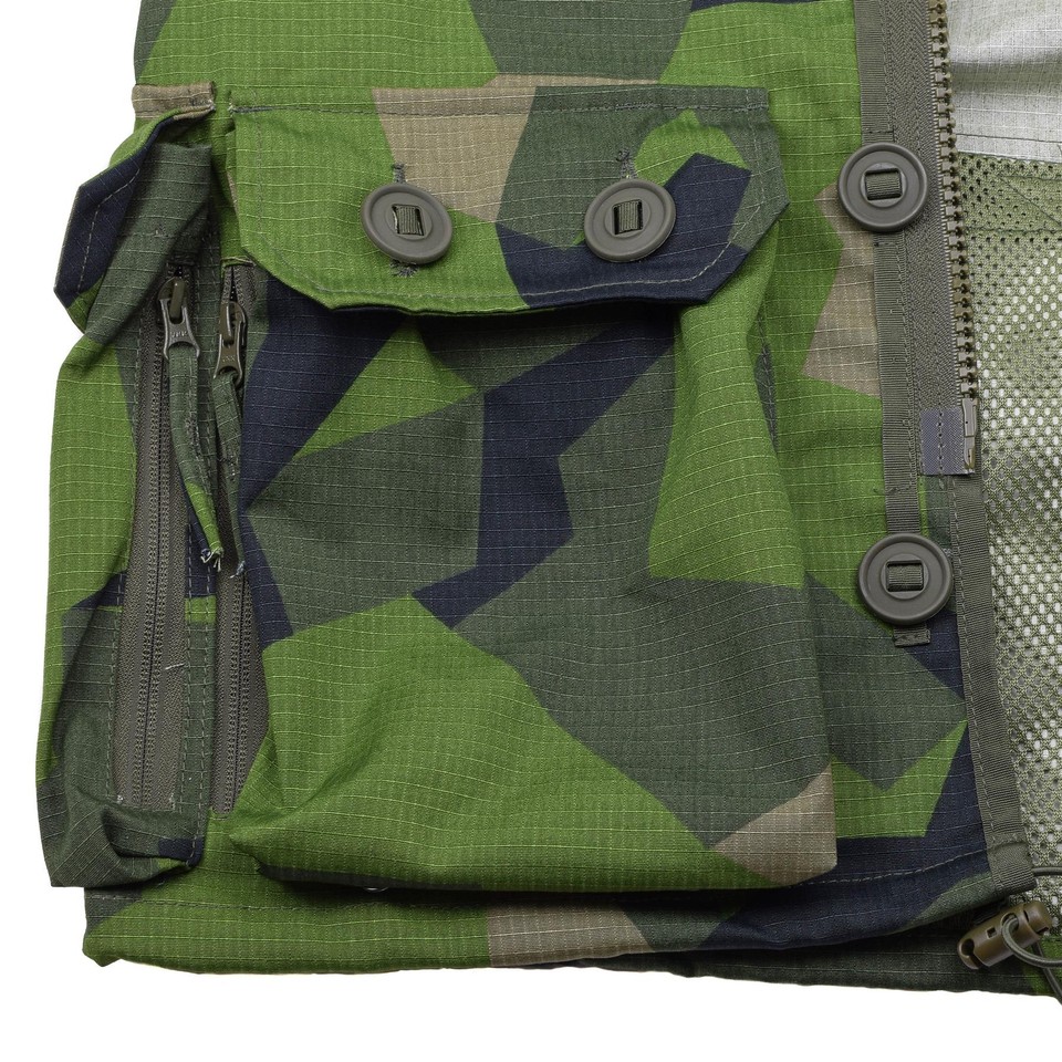 TACGEAR Swedish Military style ripstop commando smock jacket splinter ...