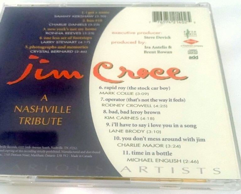 JIM CROCE:A NASHVILLE TRIBUTE-CD (VARIOUS,Charlie Daniels,Kim Carnes ...