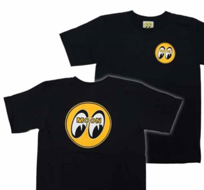Genuine MOON Logo T-Shirt Mens XL Mooneyes HOT ROD Custom Drag Racing ...
