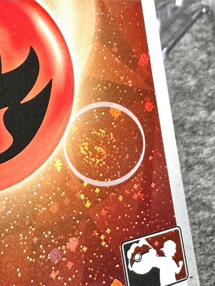 Play! Pokemon Stamped Promo - 151 Holo Fire Energy Cosmo Foil WITH ...