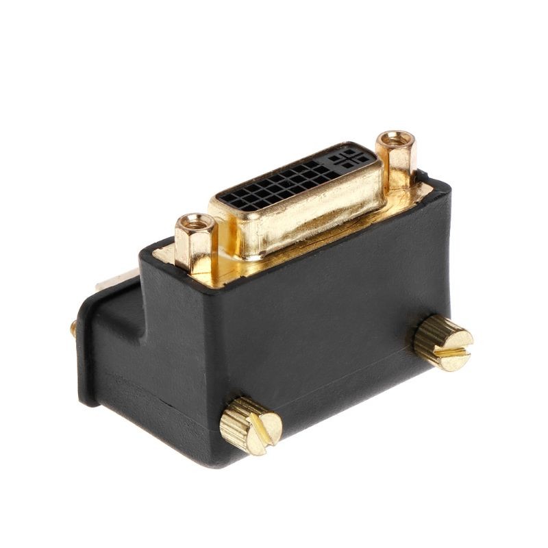 90 Degree Right Angled DVI 24+5 D DVI-I Digital Dual Link Male To ...