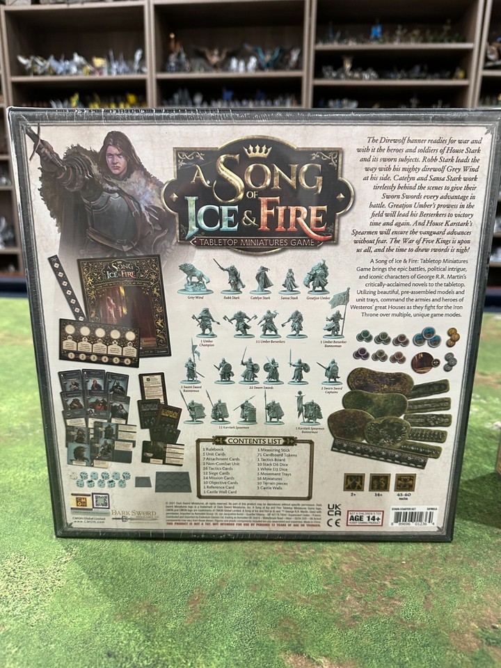 Stark Starter Set NIB A Song of Ice & Fire Miniatures ASOIAF CMON | eBay