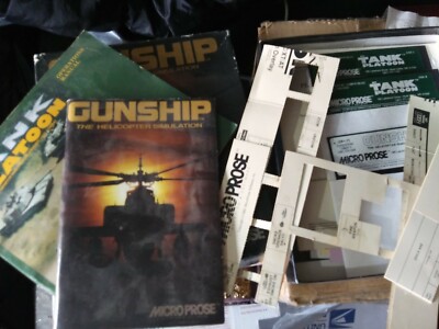 M1 Tank Platoon Game by MicroProse w disk Manual Box Keyboard Overlay ...